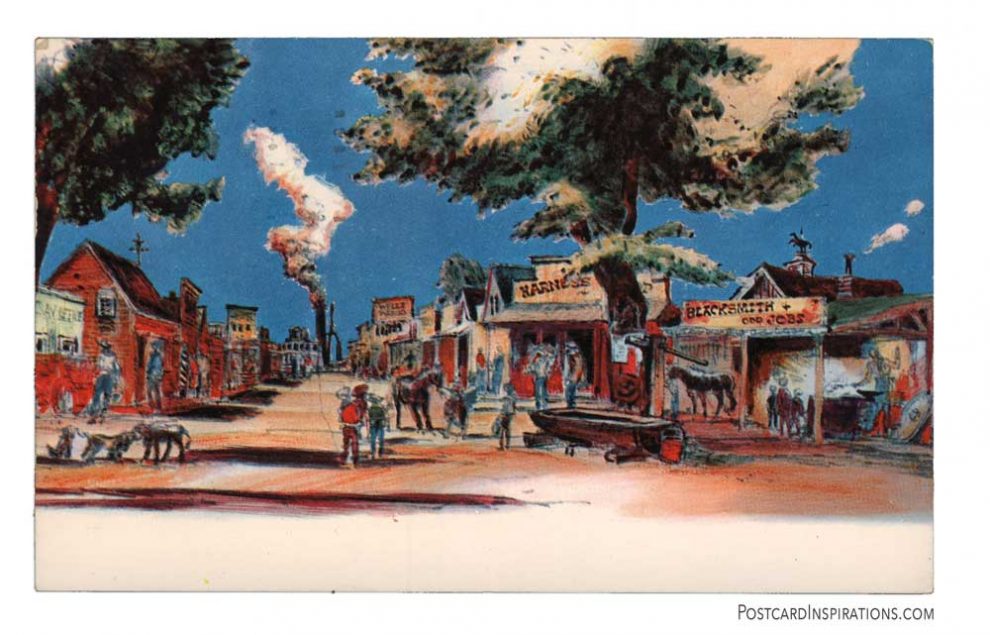 Walt Disney's: Frontierland – Postcard Inspirations