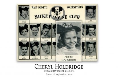 Doreen Tracey: The Mickey Mouse Club #7 – Postcard Inspirations