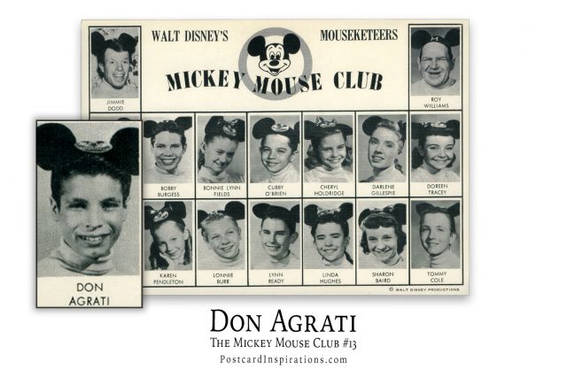 Cubby O’Brien: The Mickey Mouse Club #5 – Postcard Inspirations